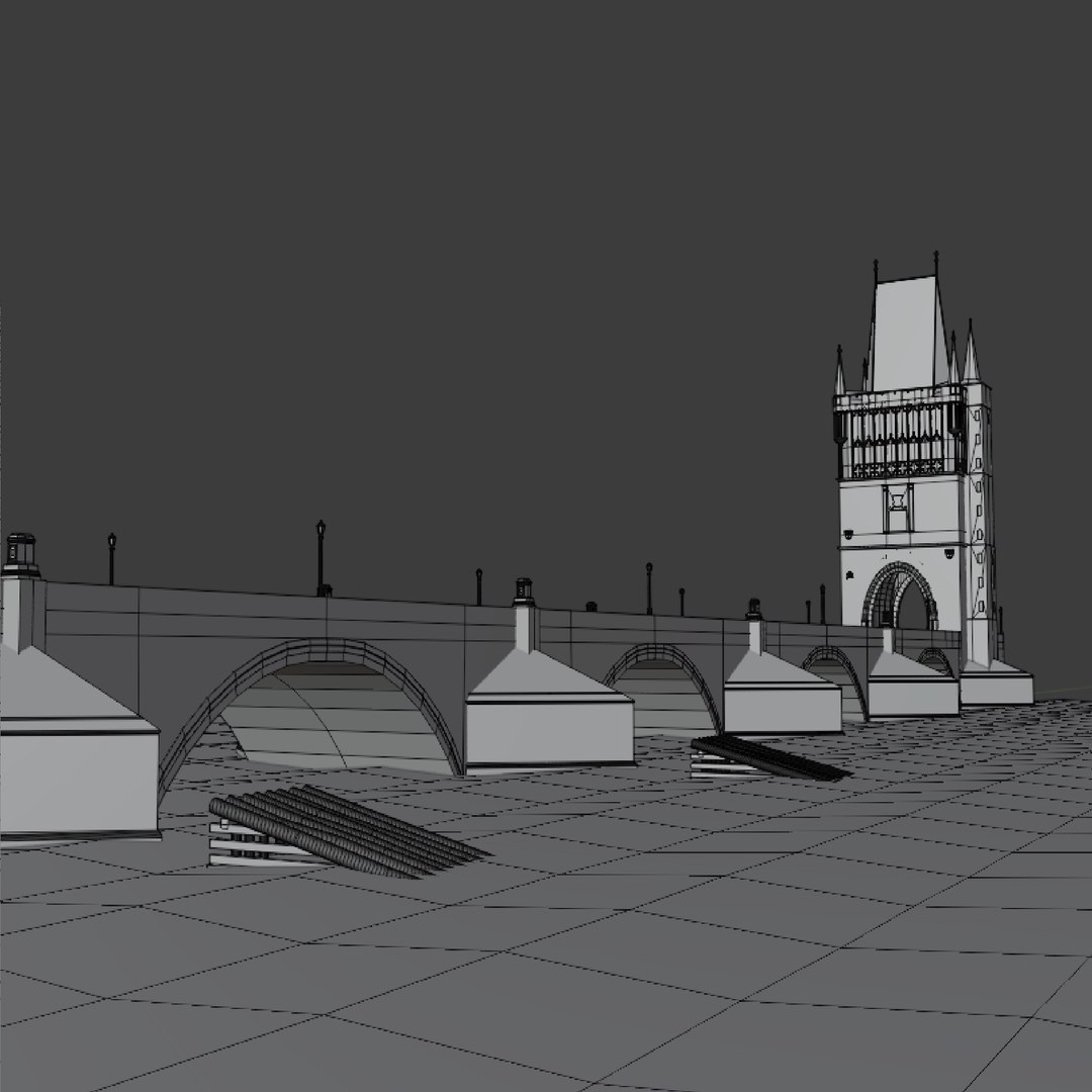 Charles Bridge 3D Model - TurboSquid 2051347