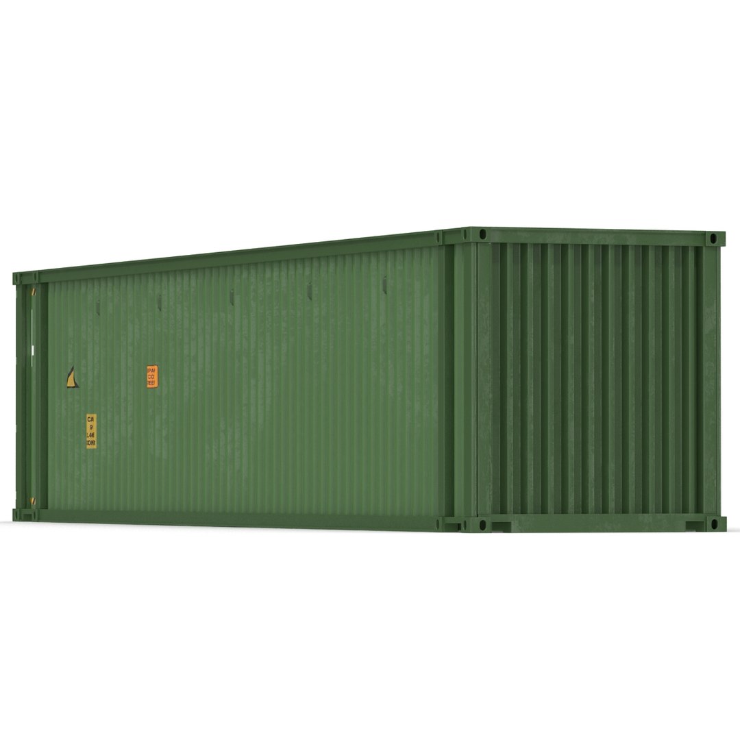 3d Model 45 Ft Cube Container