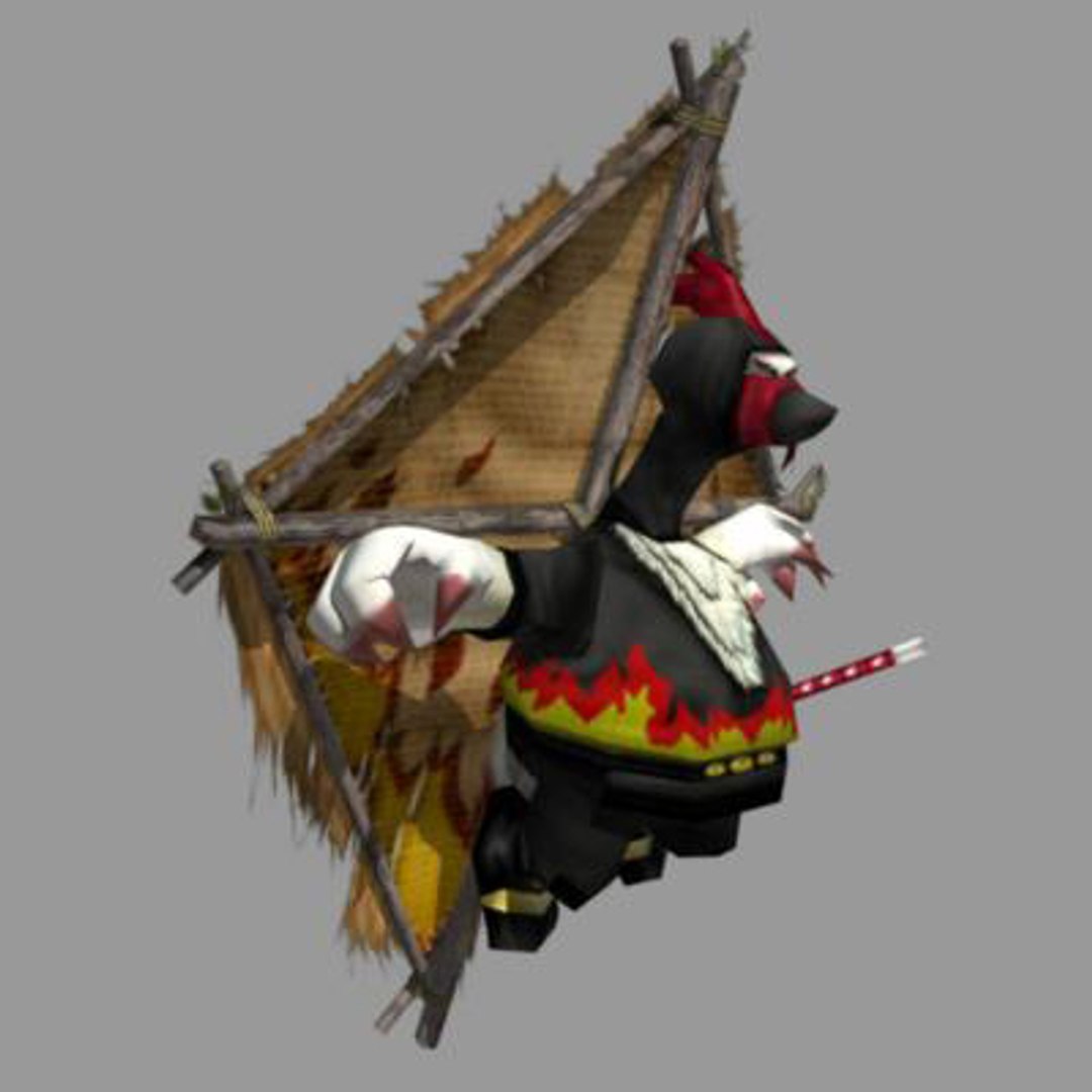 Ninja Chicken 3d Model