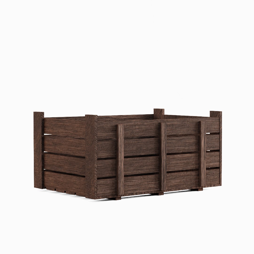 3D Wooden Crate 03 - TurboSquid 2286227