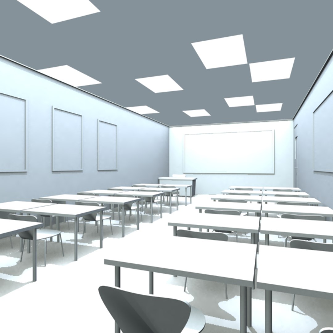 3D Classroom Class - TurboSquid 1232816