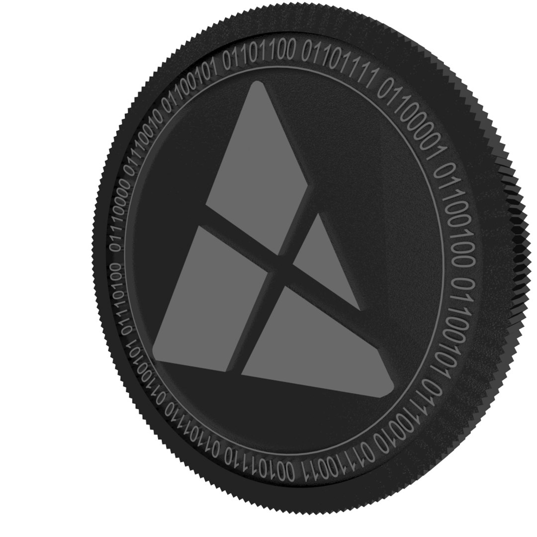3D model axel black coin - TurboSquid 1593859