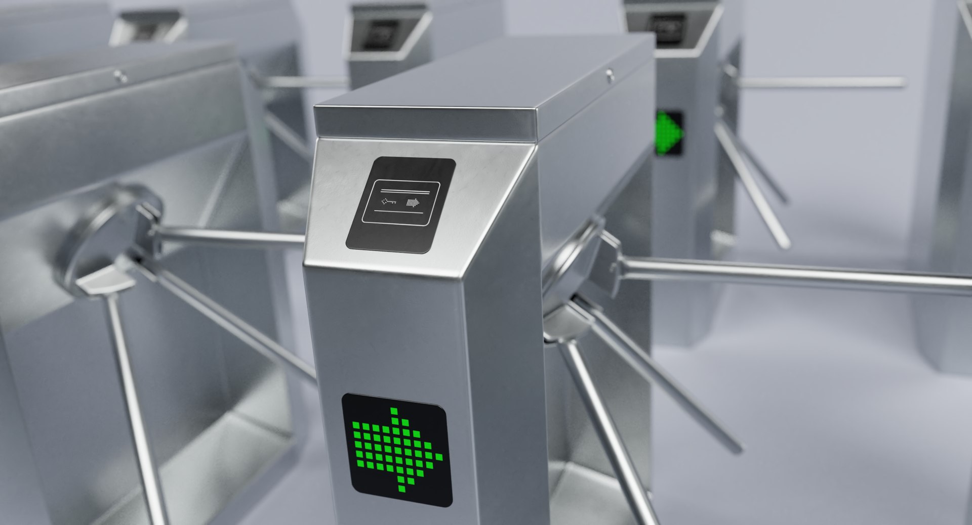 Rotary Barrier Gate 3D - TurboSquid 1270571