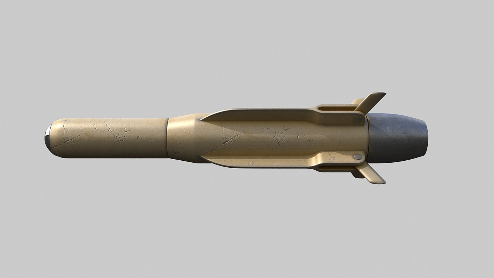 Automatic Missile Turret 3d Model
