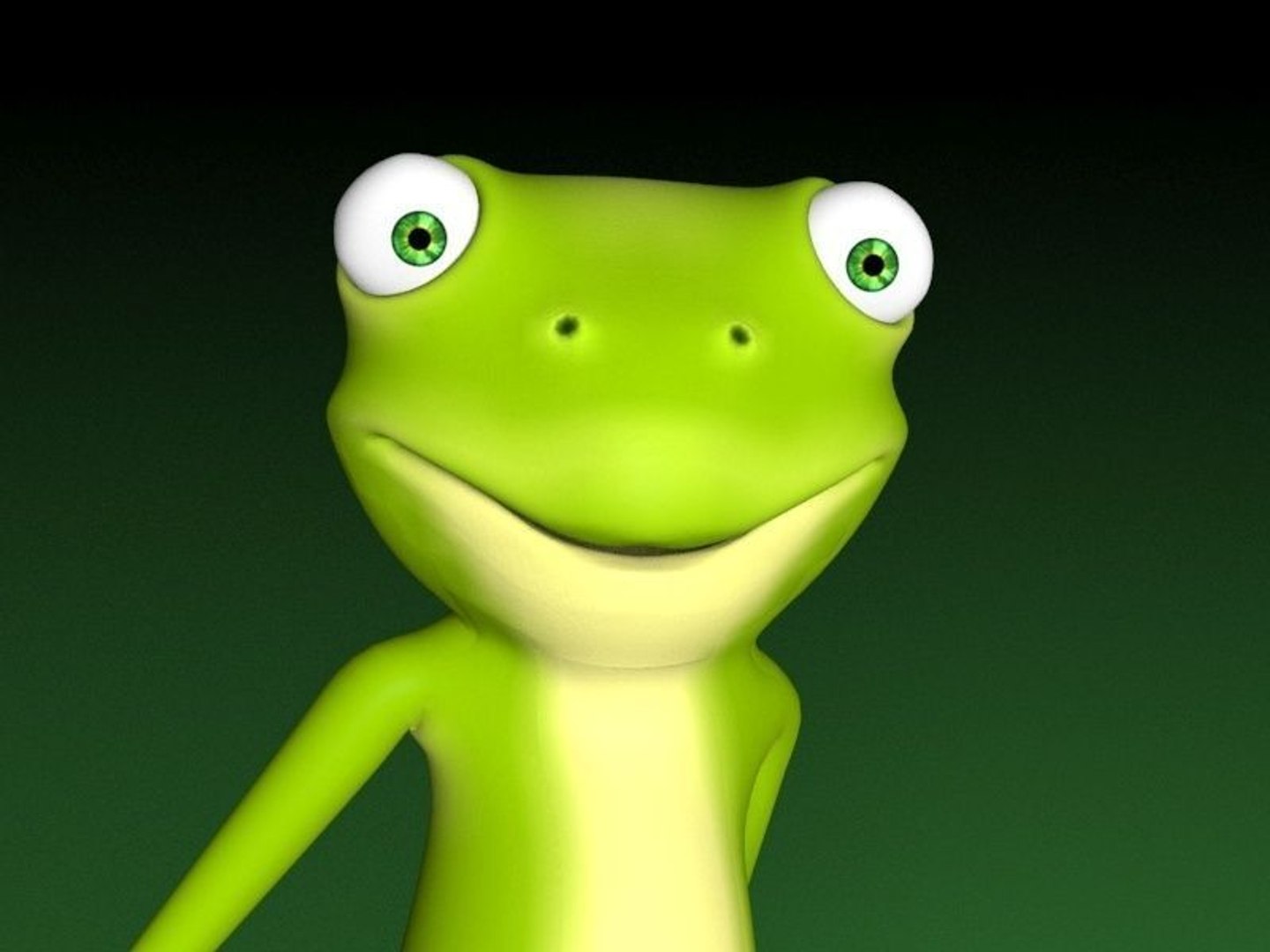 Cartoon Frog Animation Model - TurboSquid 1400640