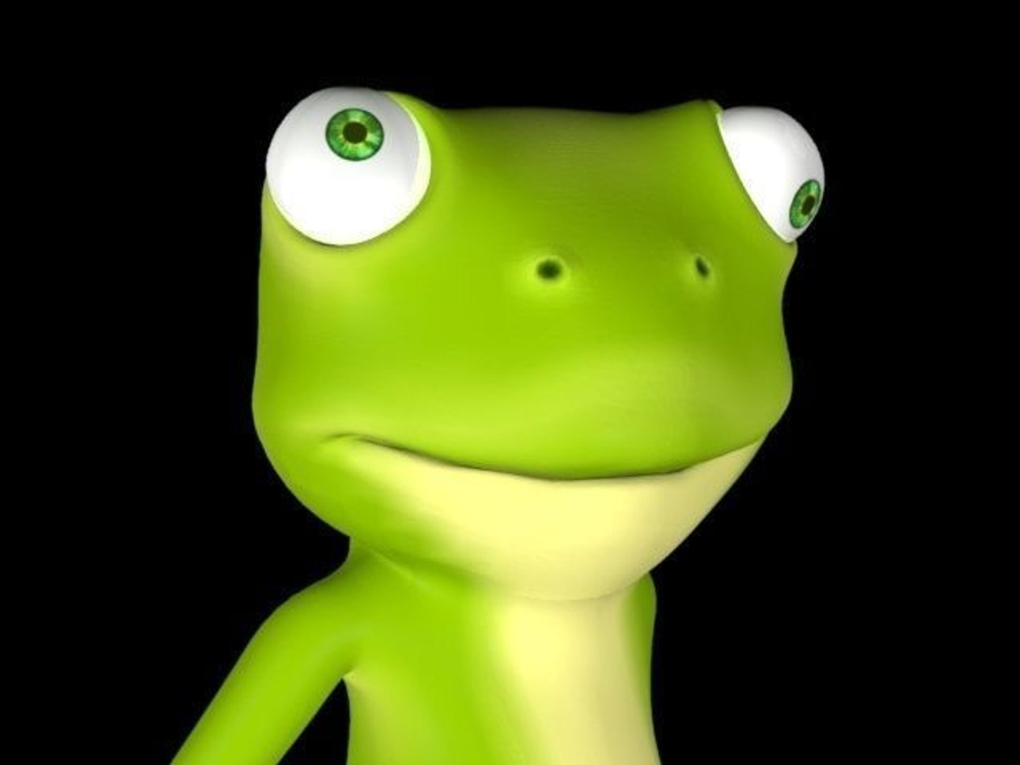 Cartoon Frog Animation Model - TurboSquid 1400640