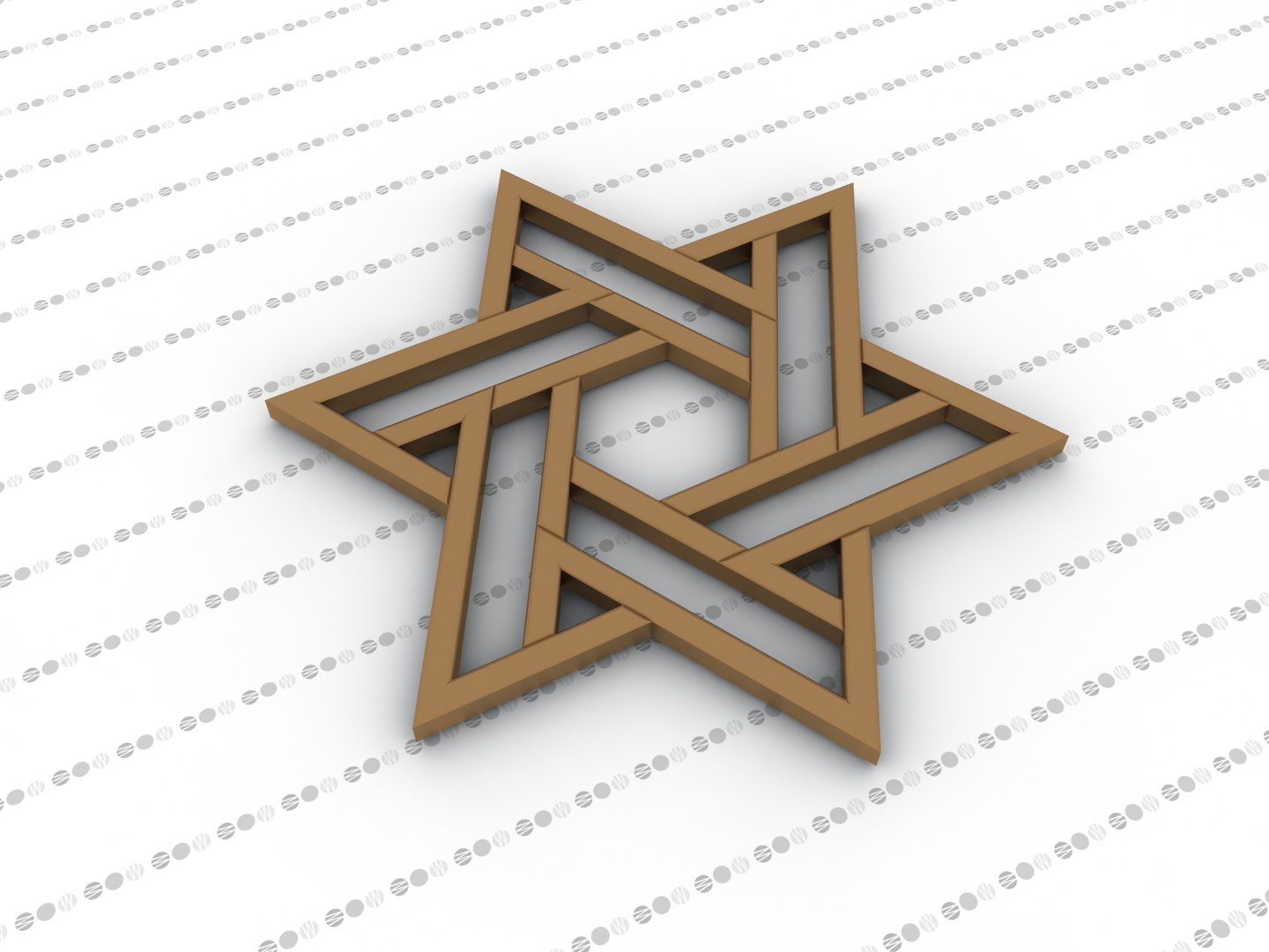 3D star david - TurboSquid 1416983