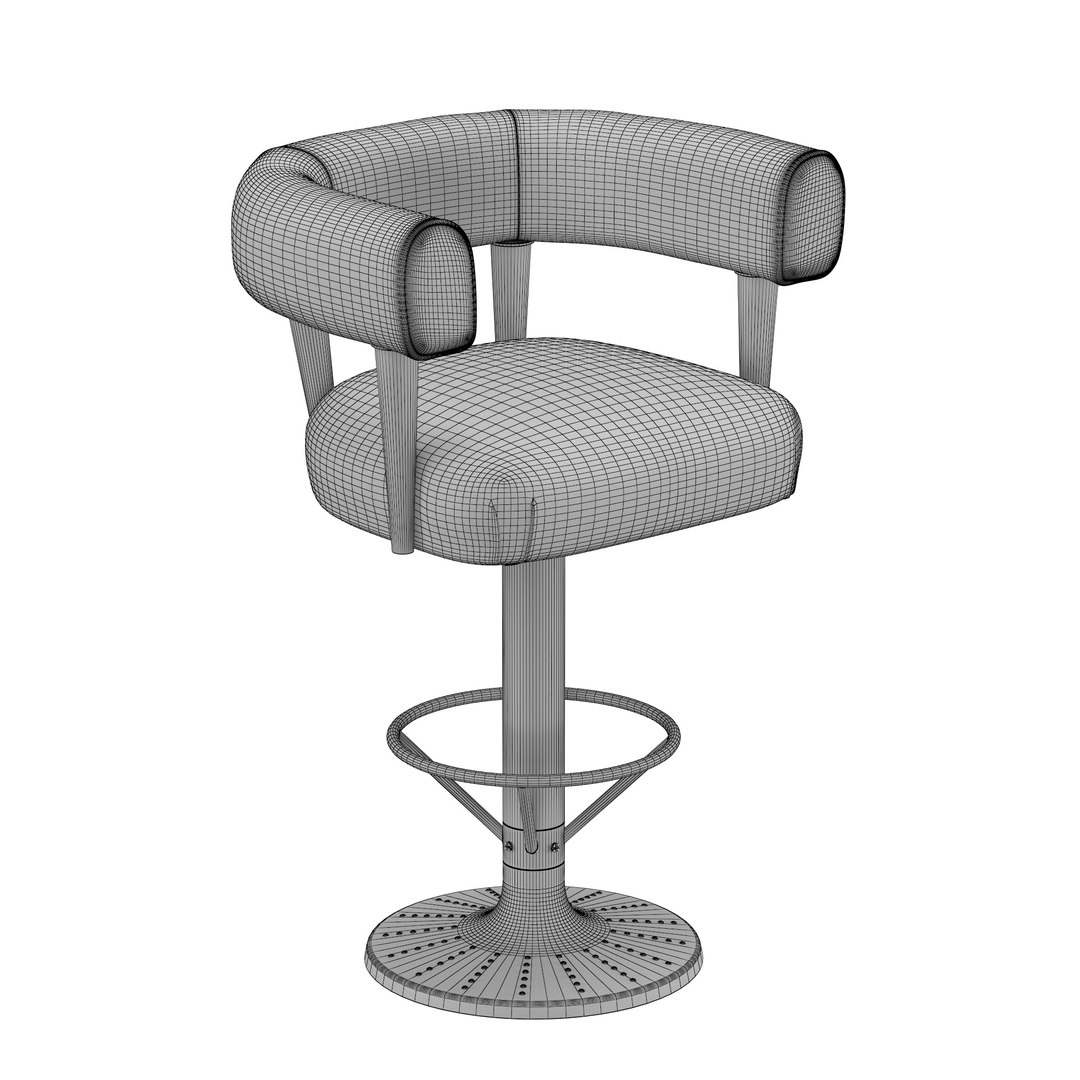 CUI Bar Stool 102 3D Model - TurboSquid 2188419