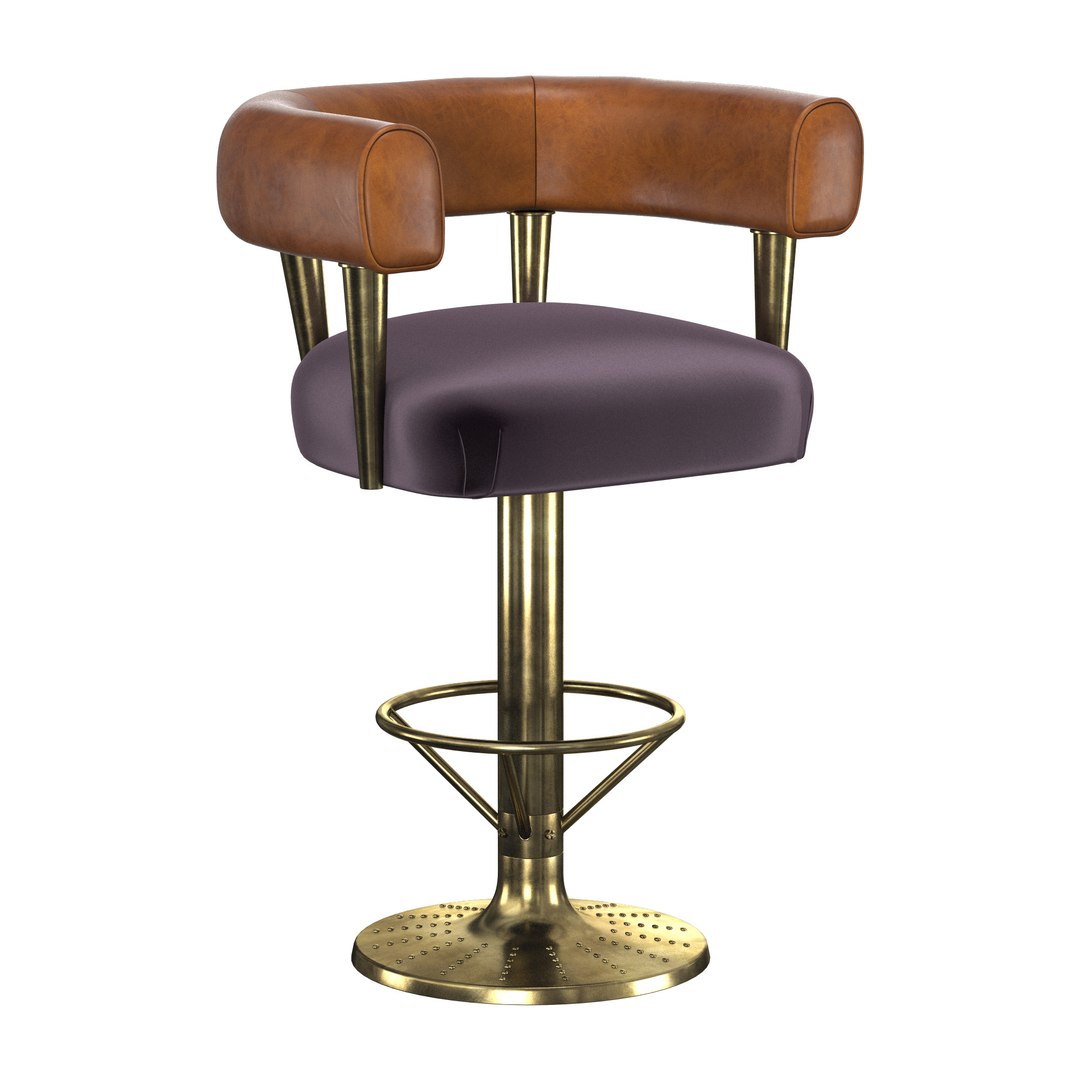 CUI Bar Stool 102 3D Model - TurboSquid 2188419