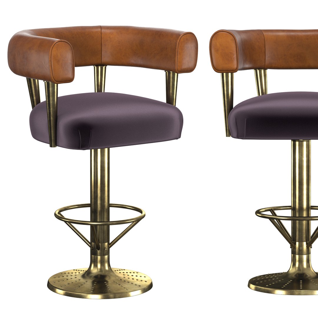 CUI Bar Stool 102 3D Model - TurboSquid 2188419