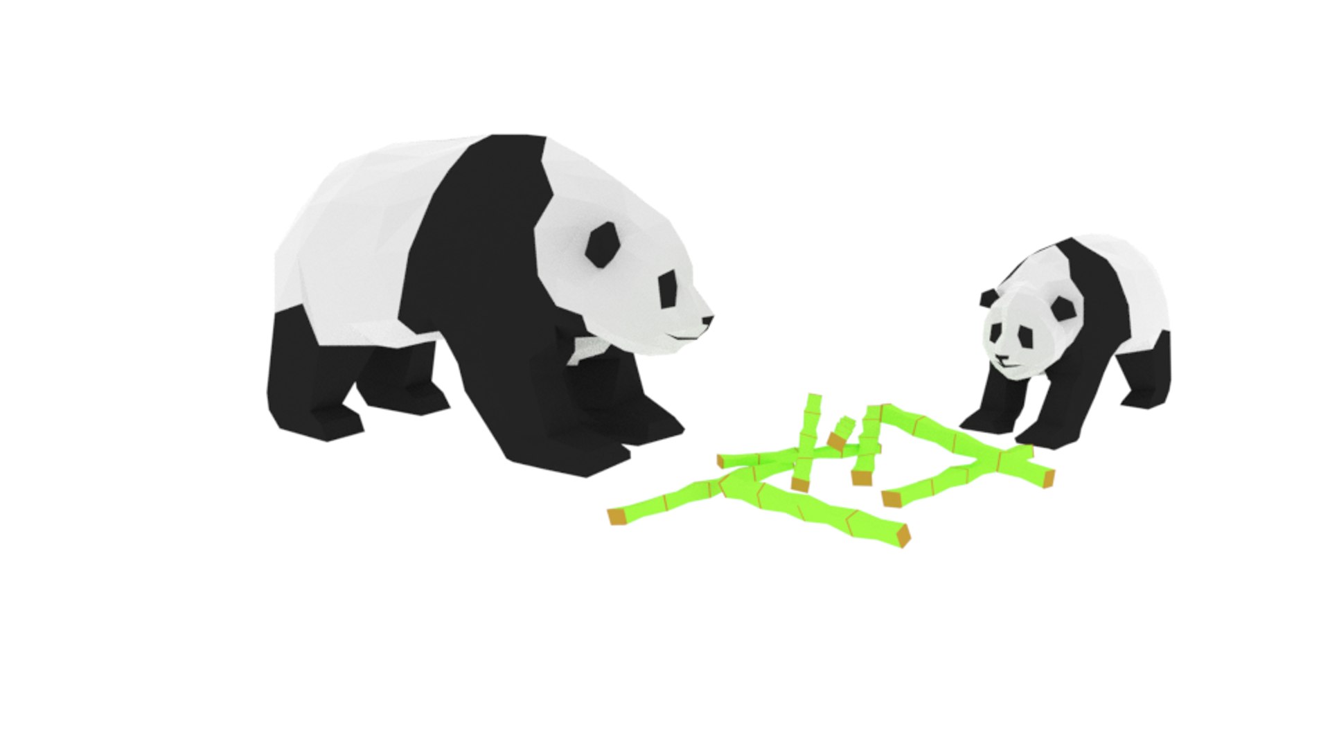 3D Pandas - TurboSquid 1418492 3D Pandas - TurboSquid 1418492