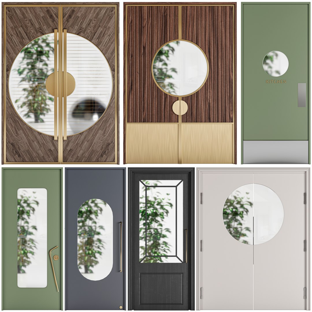 3D Set Technical Door 01 Model - TurboSquid 2116003