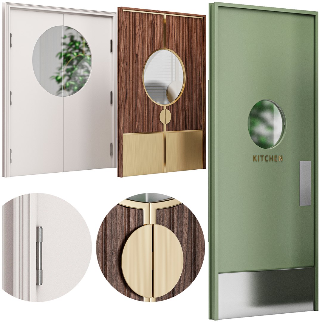 3D Set Technical Door 01 Model - TurboSquid 2116003