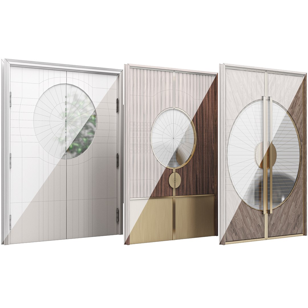 3D Set Technical Door 01 Model - TurboSquid 2116003