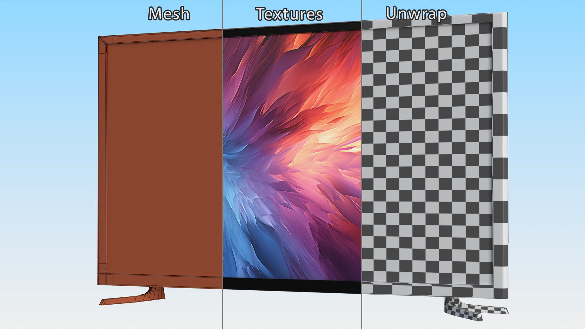 3D Modern Flat Screen Television - TurboSquid 2261809