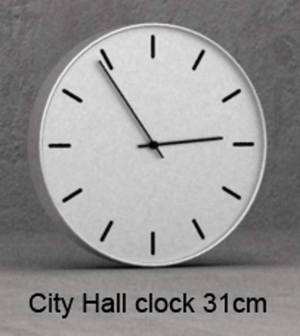 3ds City Hall Clock 31cm