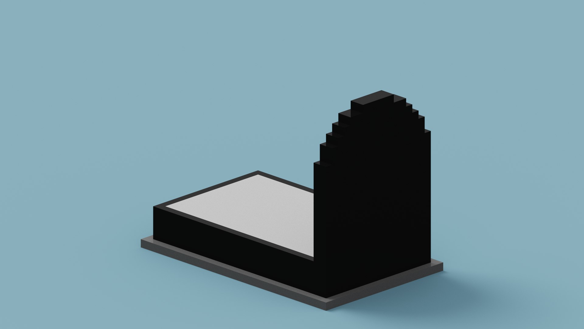 3D Voxel Grave RIP Model - TurboSquid 1950255