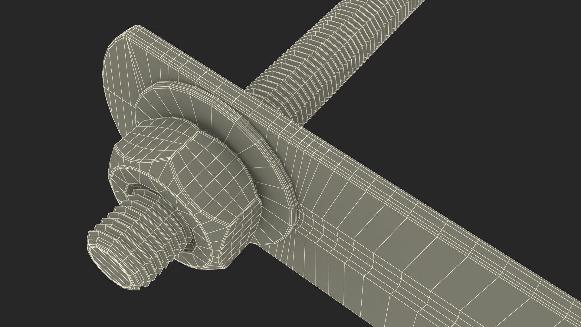 Triangular U-Bolts Bracket Brass 3D model - TurboSquid 1959466