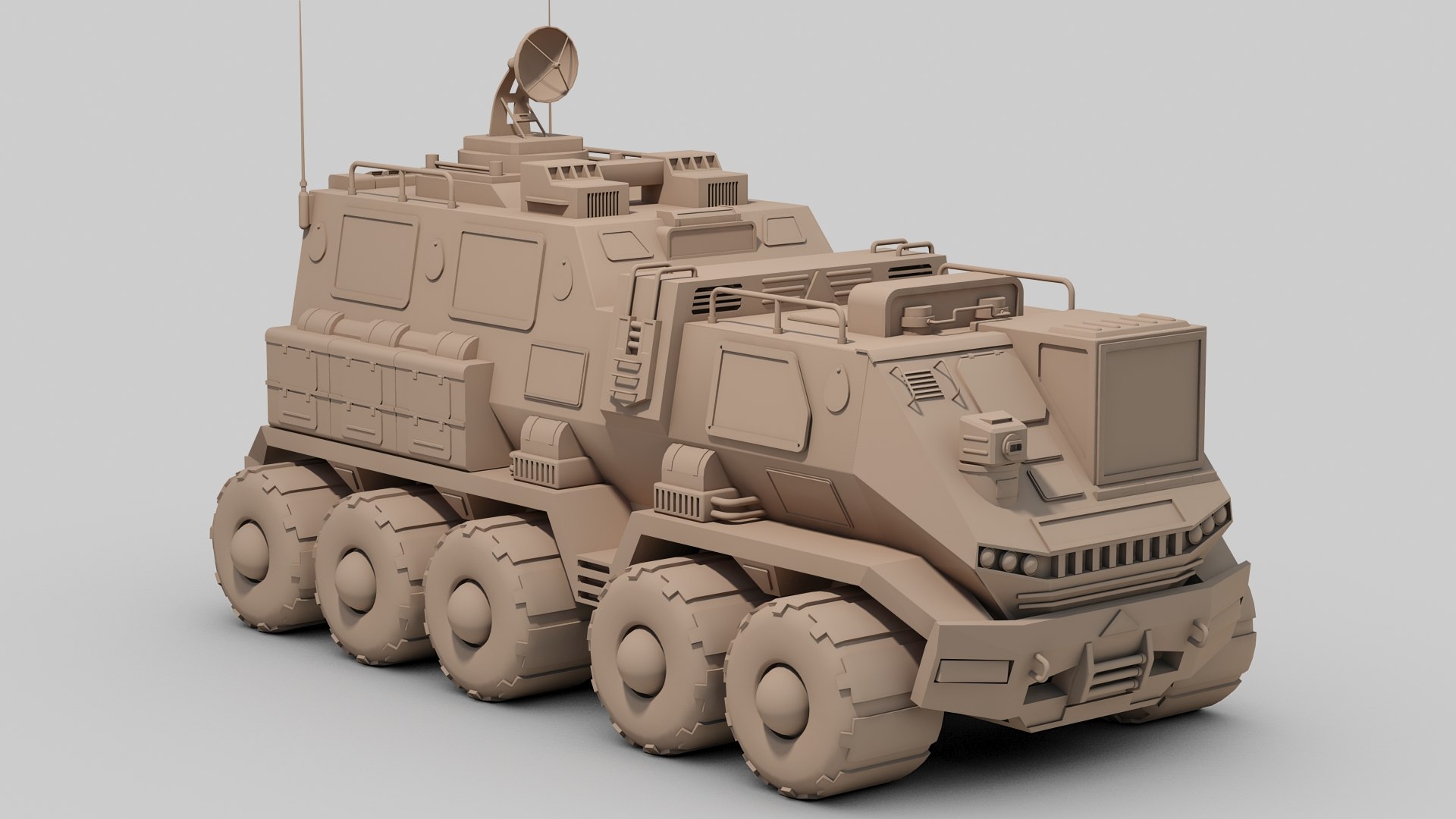 Experimental Heavy Vehicle Model - TurboSquid 1697981