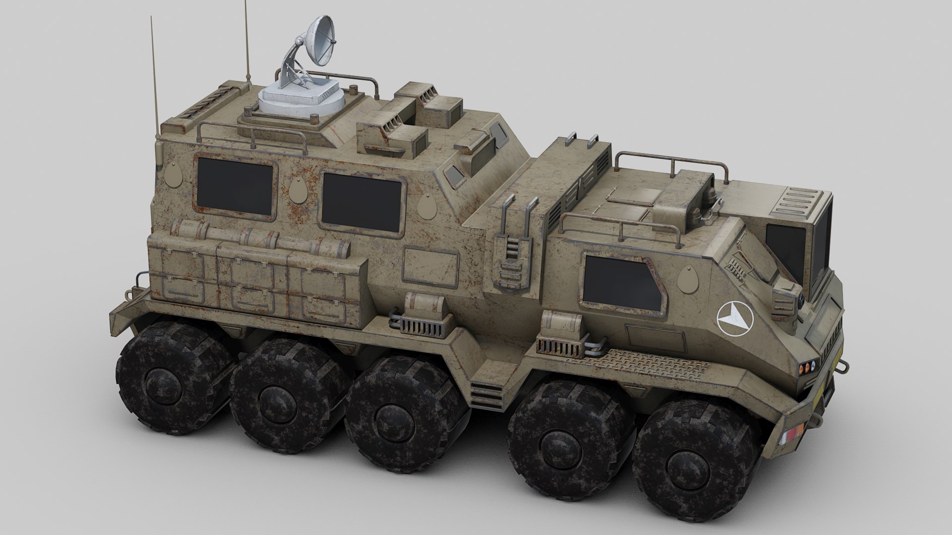 Experimental Heavy Vehicle Model - TurboSquid 1697981