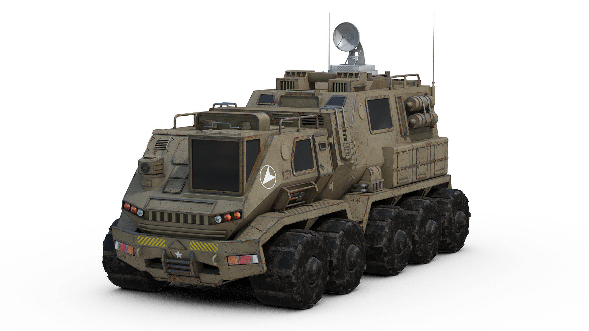 Experimental Heavy Vehicle Model - TurboSquid 1697981