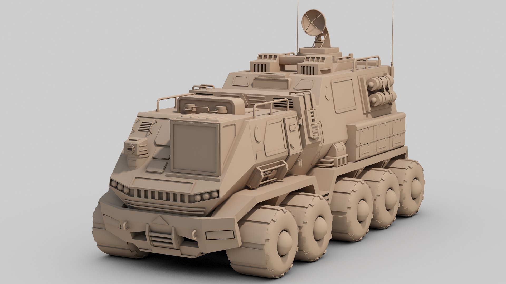 Experimental Heavy Vehicle Model - TurboSquid 1697981