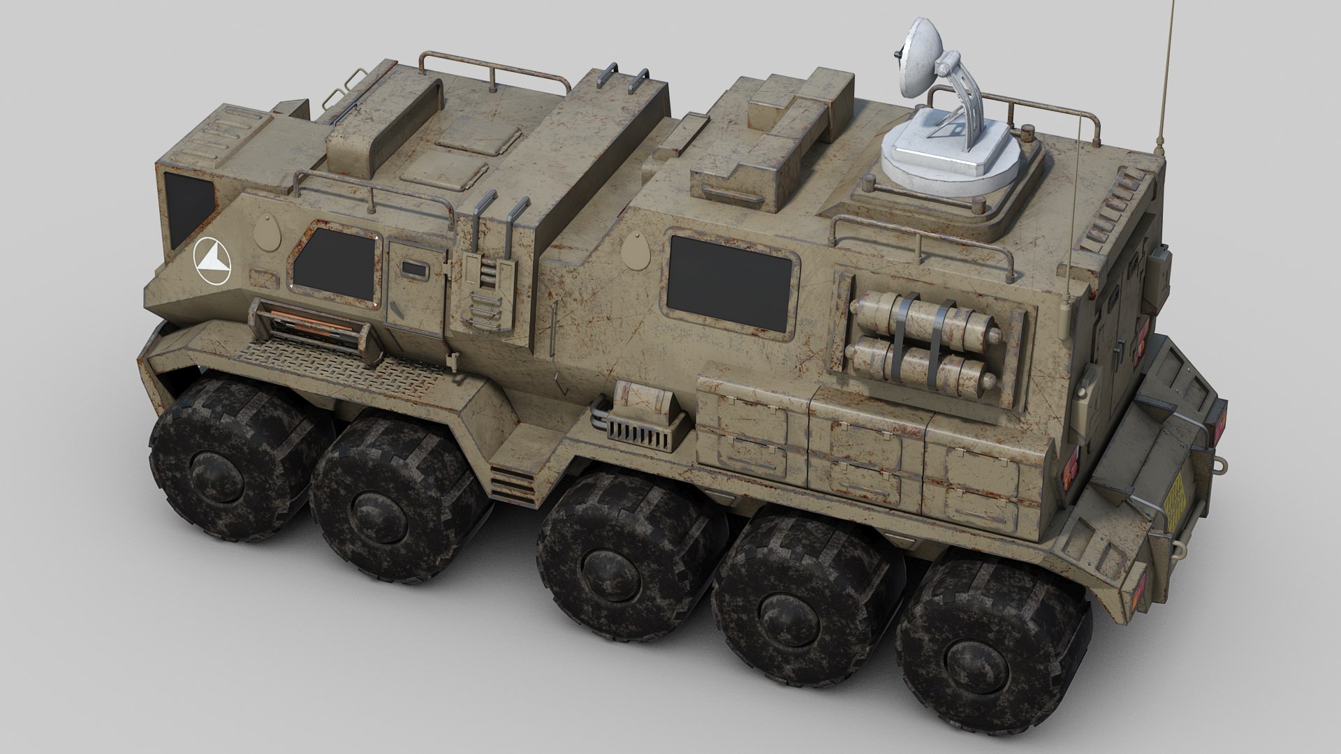 Experimental Heavy Vehicle Model - TurboSquid 1697981
