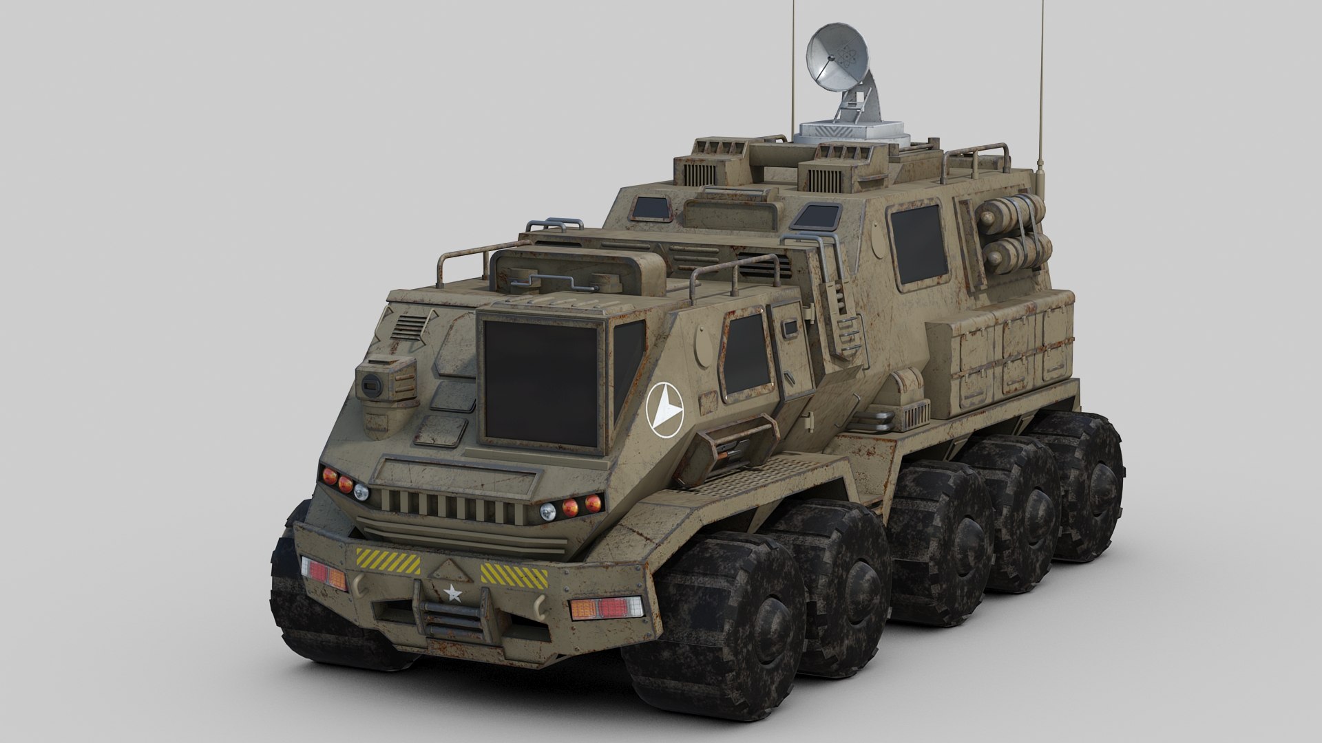 Experimental Heavy Vehicle Model - TurboSquid 1697981