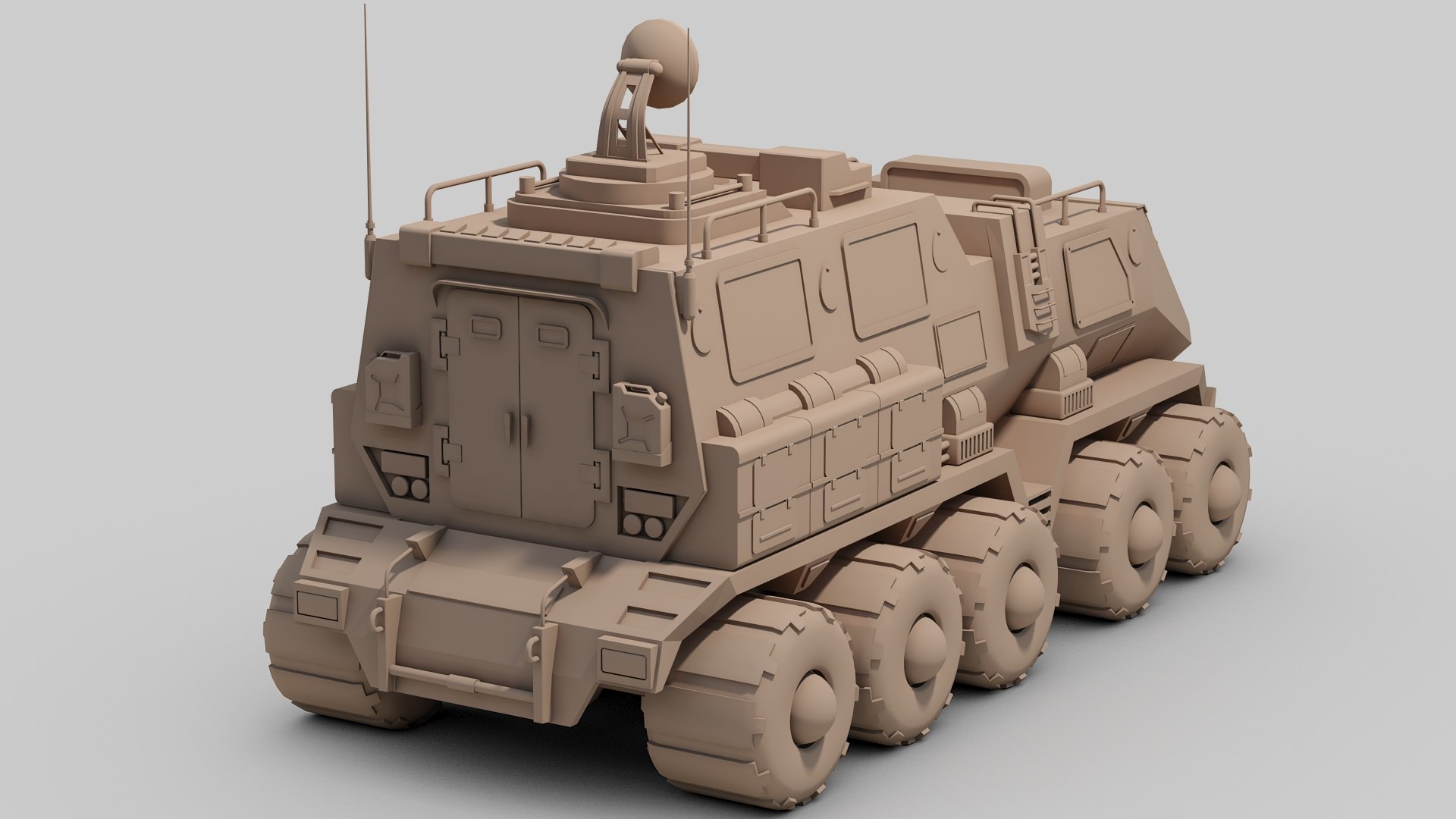 Experimental Heavy Vehicle Model - TurboSquid 1697981