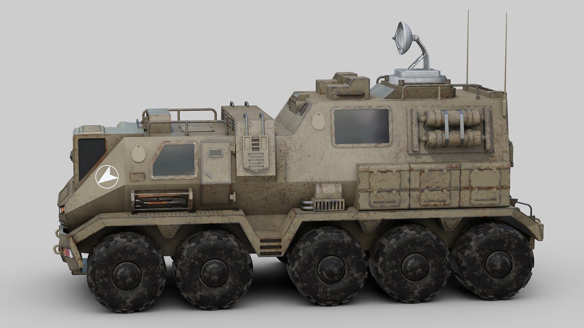 Experimental Heavy Vehicle Model - TurboSquid 1697981