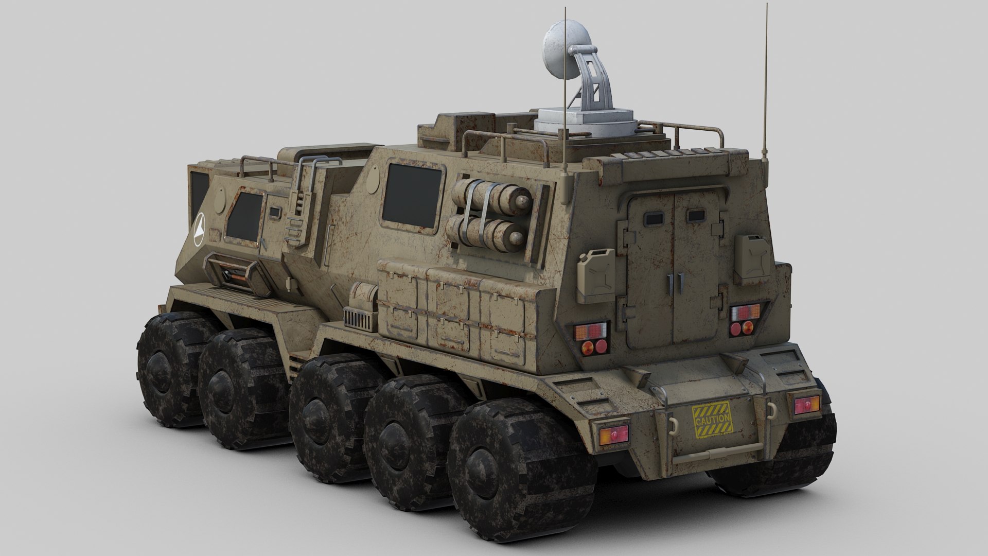 Experimental Heavy Vehicle Model - TurboSquid 1697981