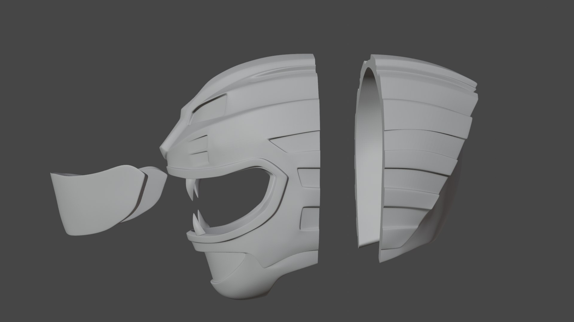 3D Gao Ranger Red Helmet 3D Print Model - TurboSquid 2336284