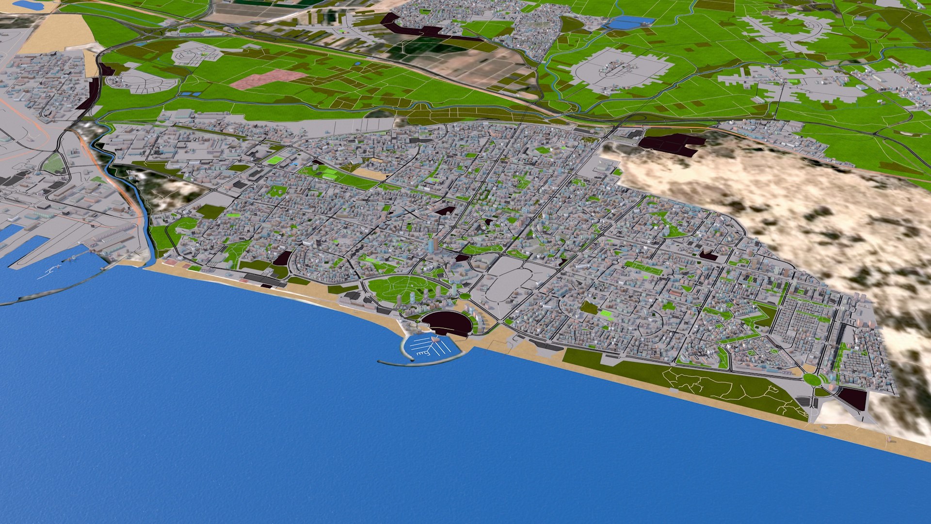 3D Ashdod City Of Israel - TurboSquid 1747310