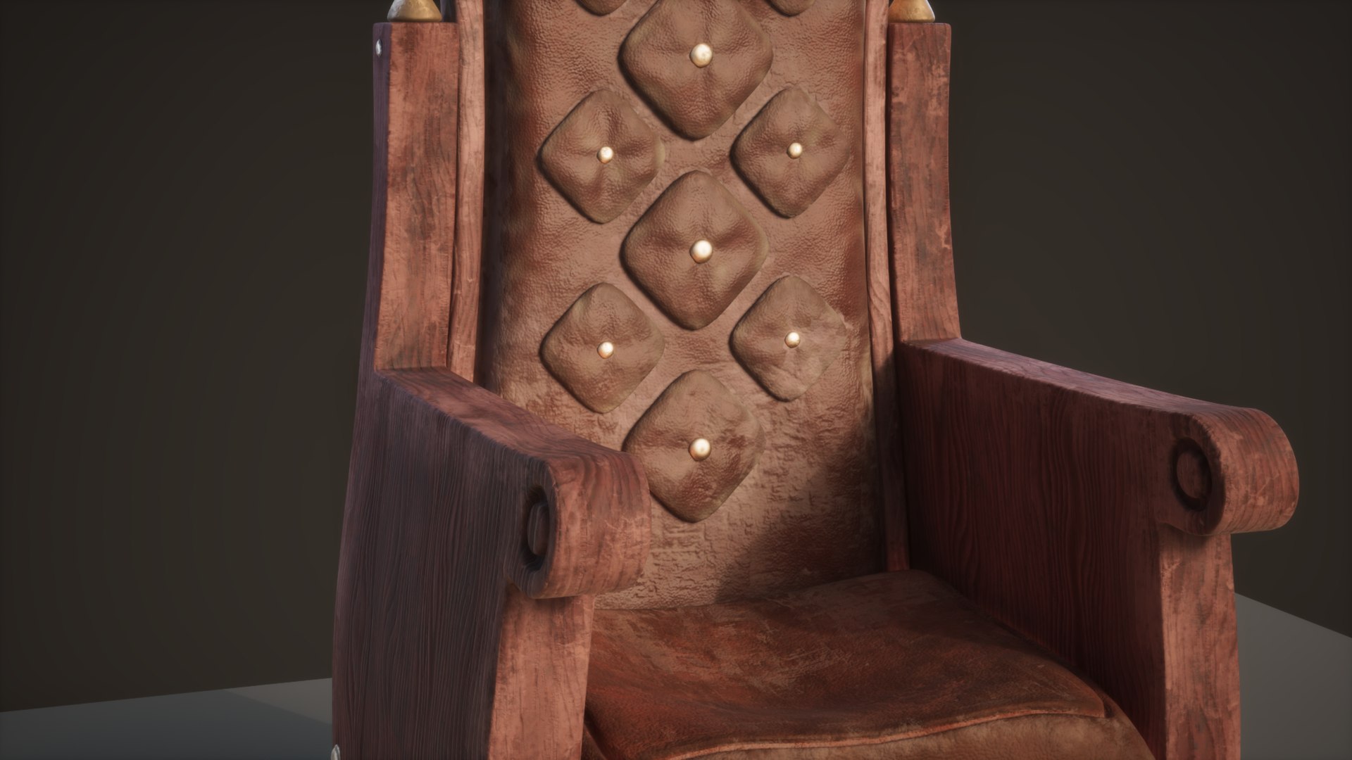 Stylized Vintage Chair 3D - TurboSquid 2269217