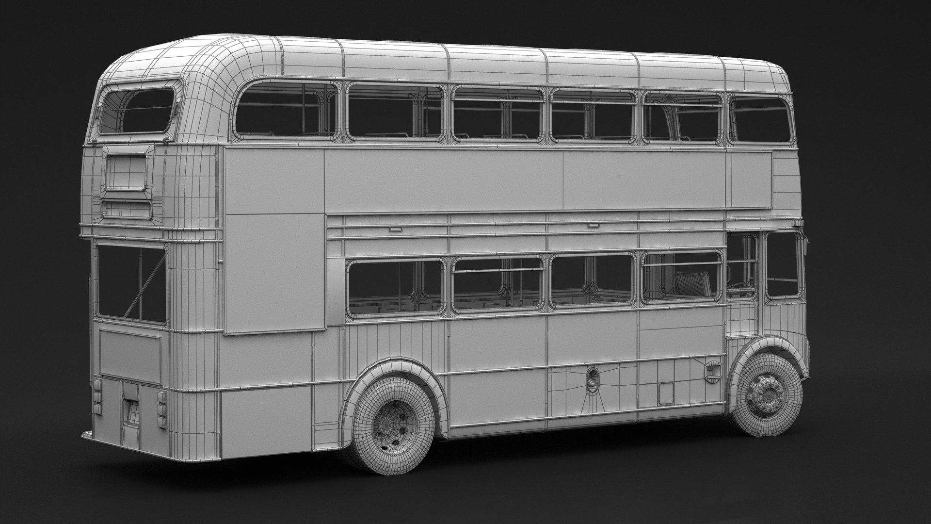 London Double Decker Bus model - TurboSquid 2010491