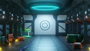 Sci-Fi Lab Table - Low poly - PBR - Game ready 3D model - TurboSquid ...