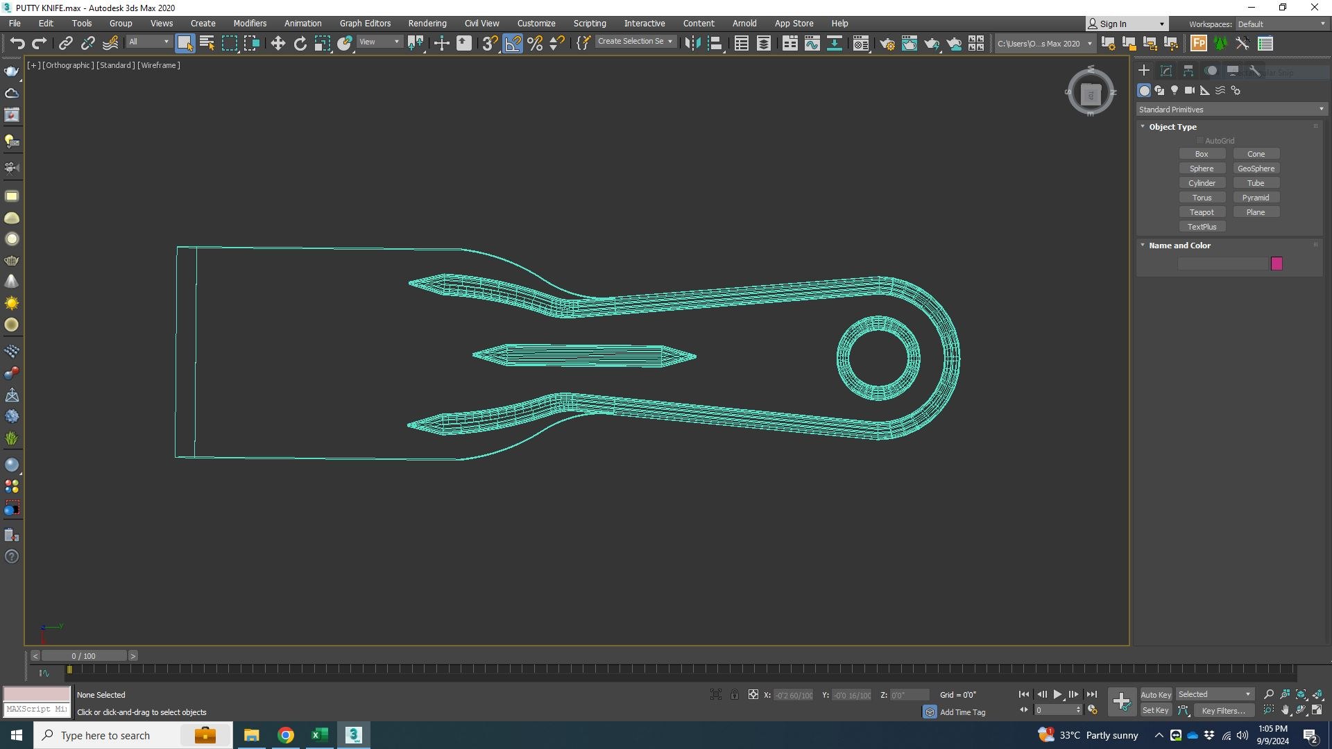 3D PUTTY KNIFE - TurboSquid 2278811