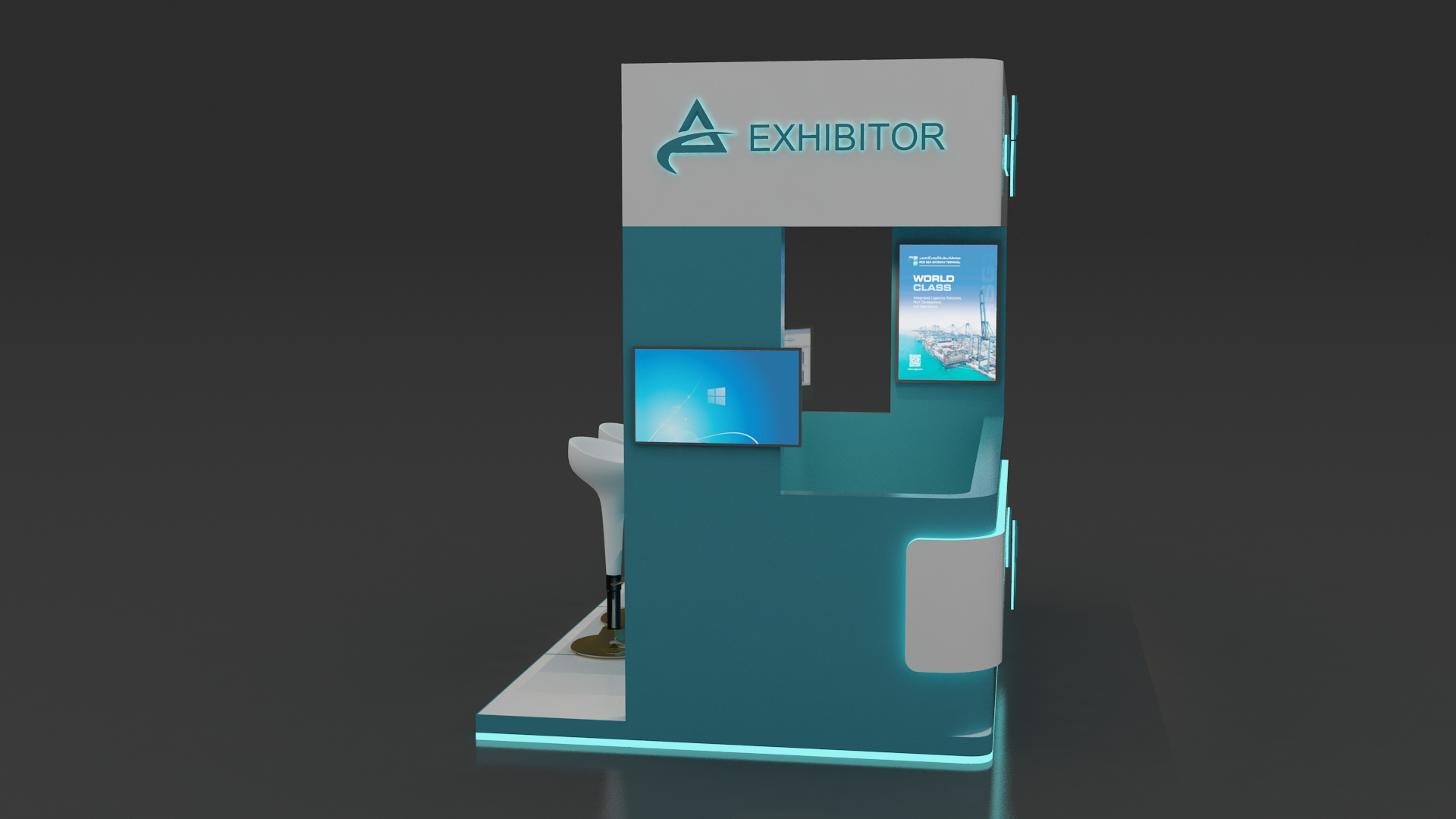 Exhibition Booth Model - TurboSquid 2228879