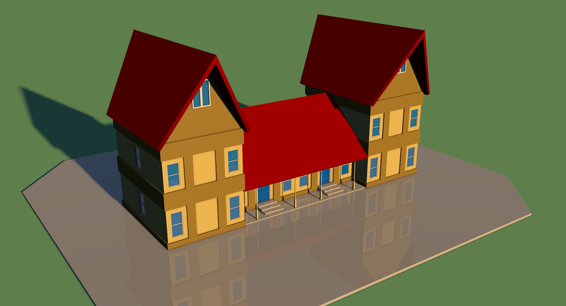 3D Cartoon house model - TurboSquid 1734516