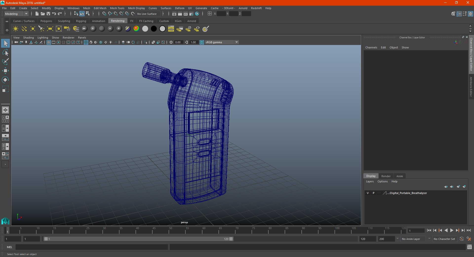 3D model digital portable breathalyzer breath - TurboSquid 1625841
