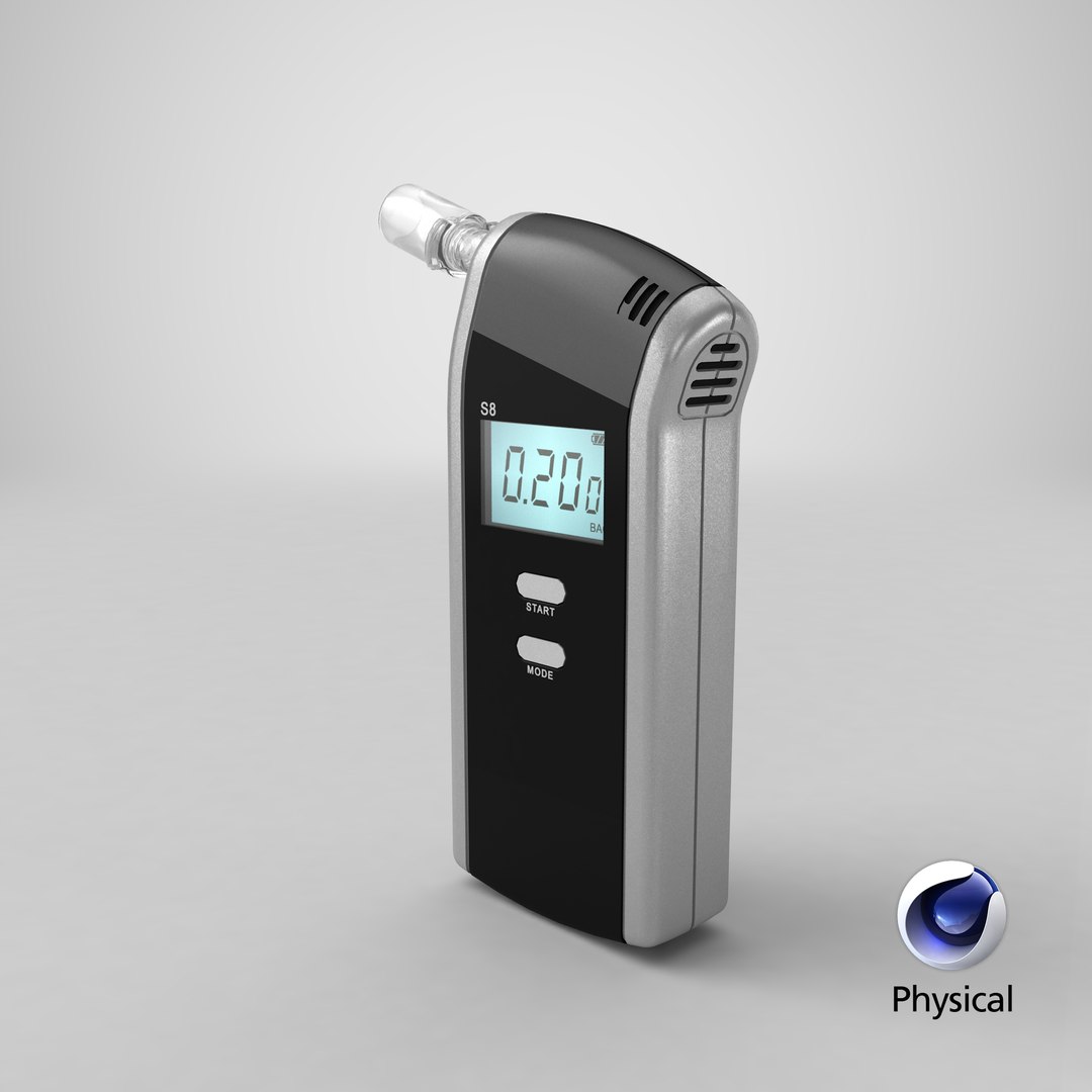 3D Model Digital Portable Breathalyzer Breath - TurboSquid 1625841