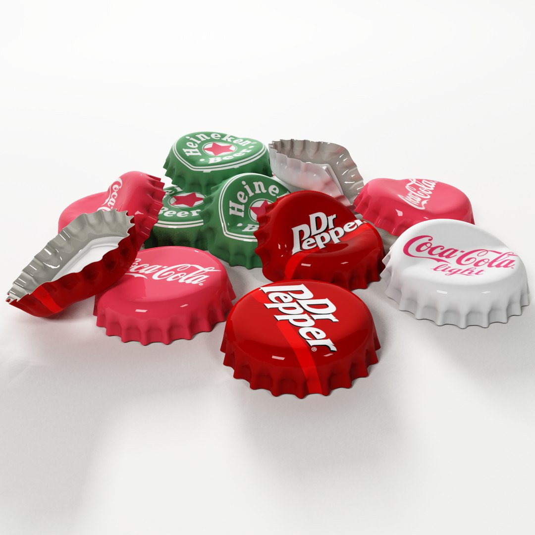 Bottle Caps 3d Model