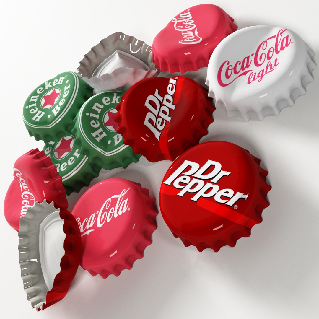 Bottle Caps 3d Model