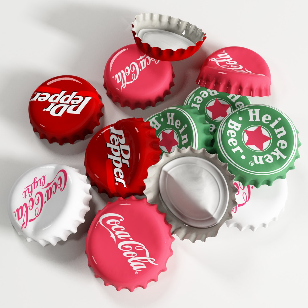 Bottle Caps 3d Model