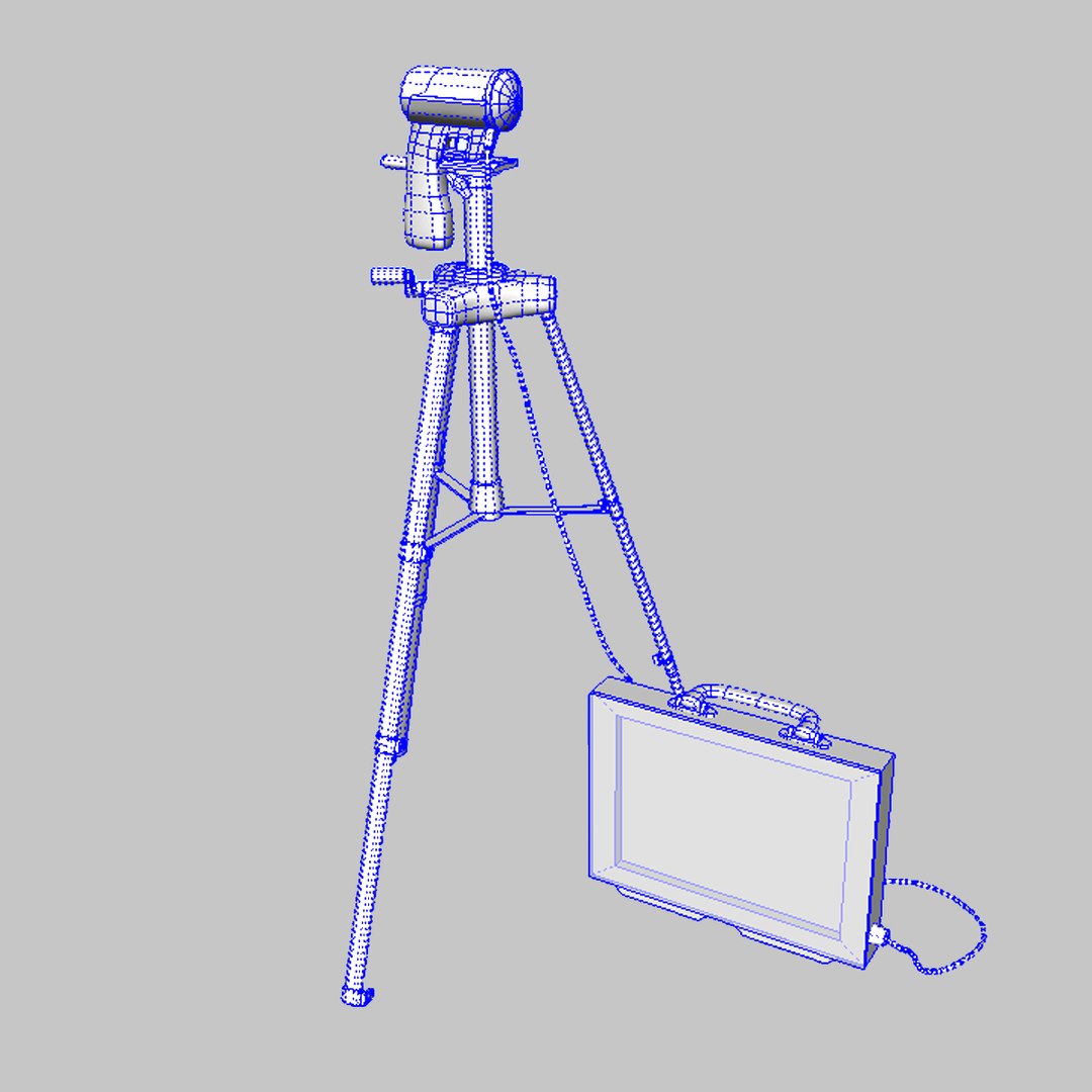 radar gun baseball 3d model