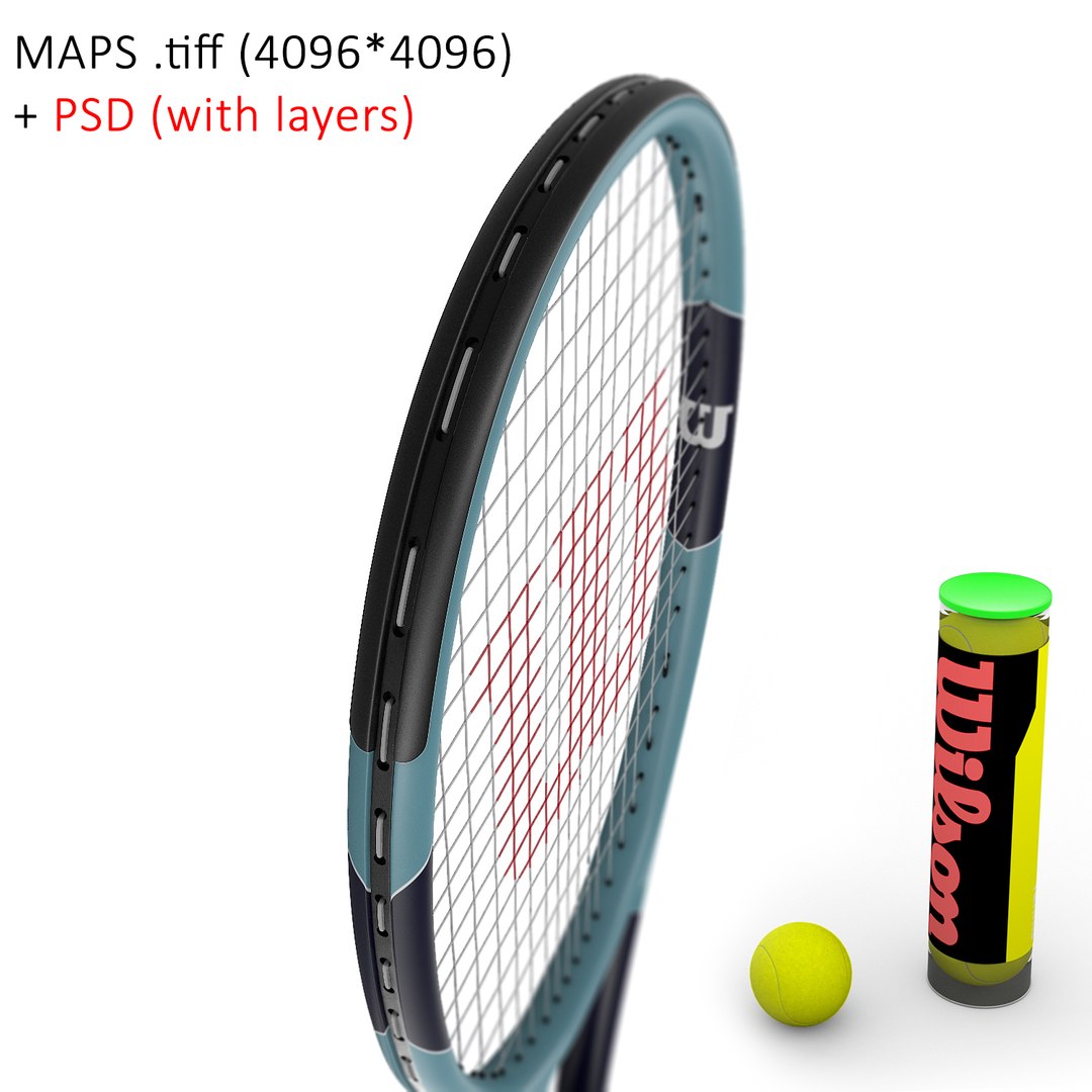 Tennis Racket Wilson 3D Model | 1147292 | TurboSquid