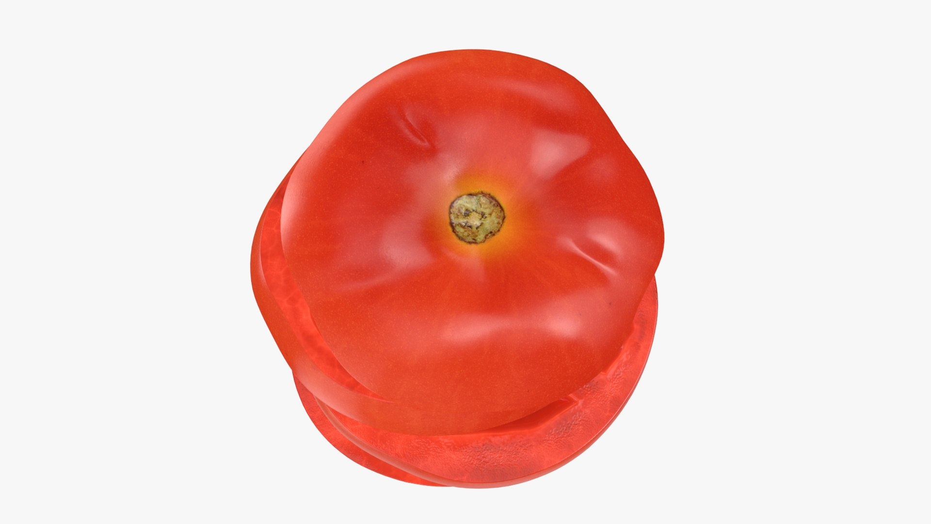 Sliced Tomato Model - TurboSquid 2375141