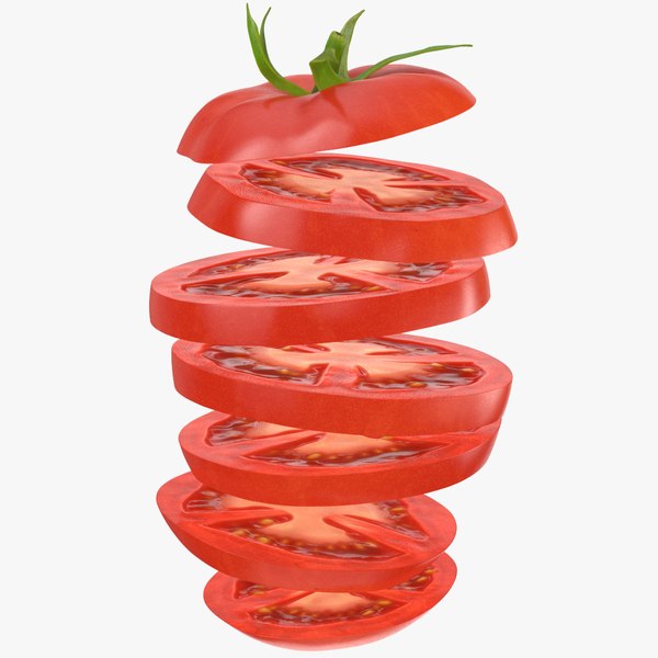 modelo 3d Tomate en rodajas - TurboSquid 2375141