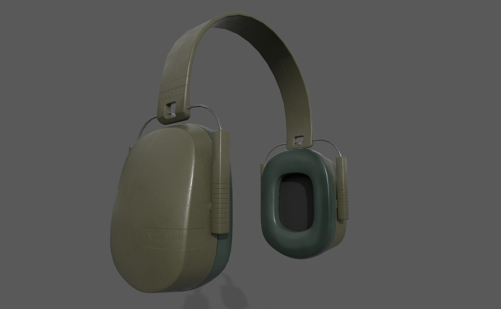 Free 3D Ear Defenders RACAL - TurboSquid 2128336