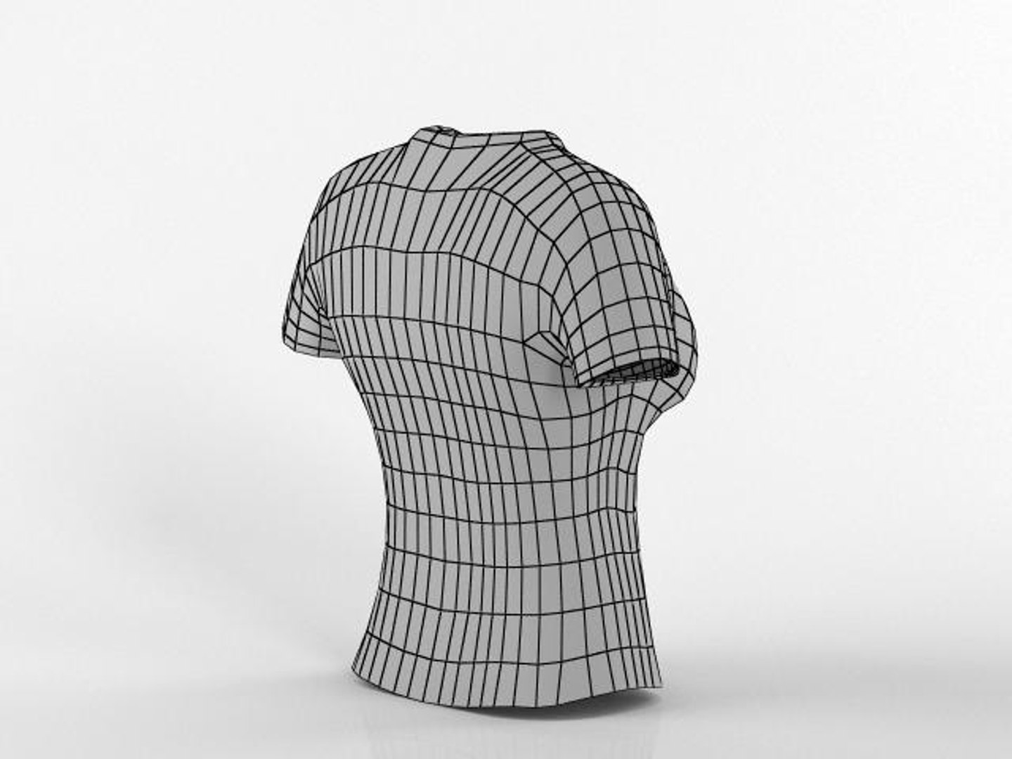 3d T-shirt Base Female Model